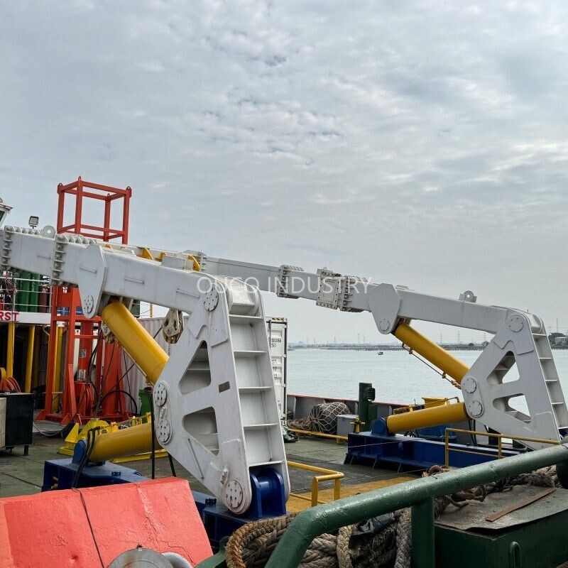 Fixed Marine A-frame Crane for OSV Ship | OUCO Solutions