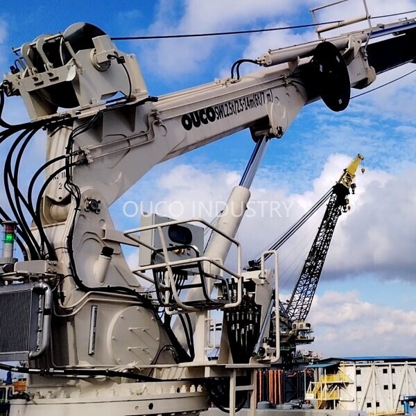 2.5T14M Offshore Oil Rig Crane | OUCO Marine Equipment