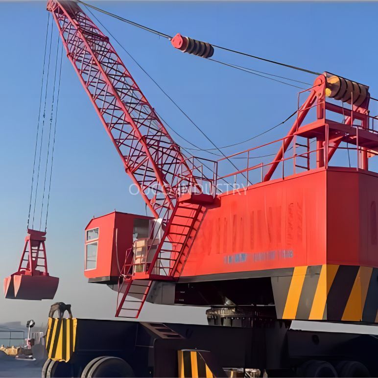 OUCO Tyre Mounted Mobile Port Crane for Efficient Container Handling