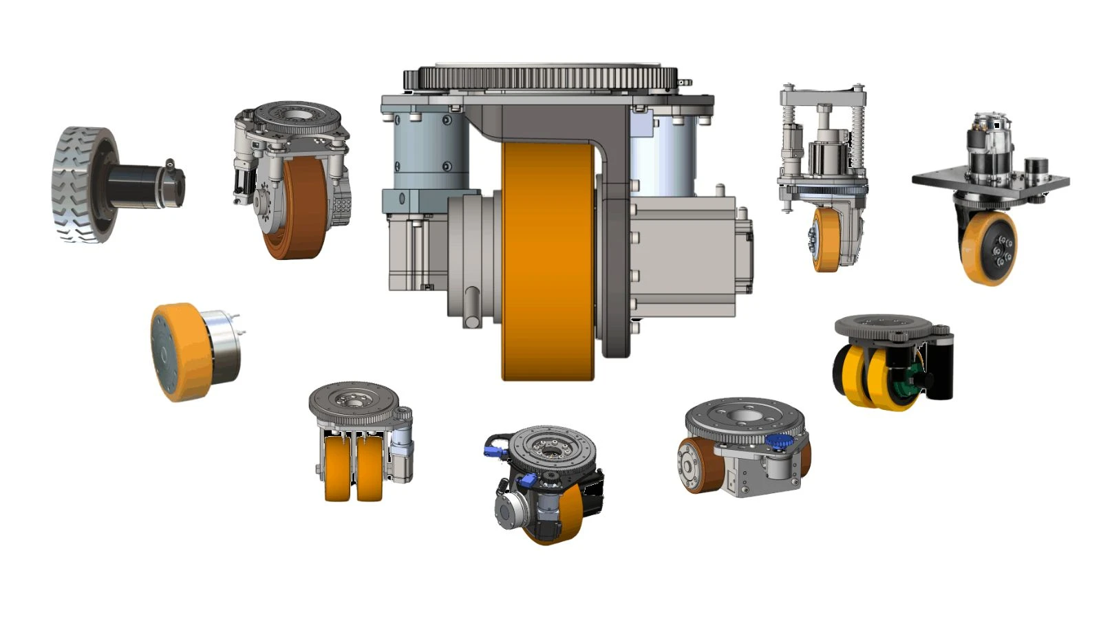 Robot Industrial DC Drive Wheel Motor - Suzhou Honpine Precision ...